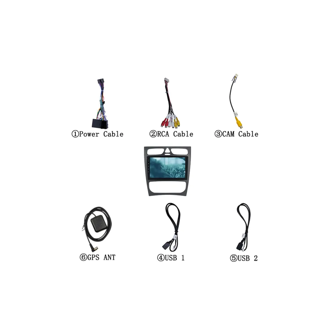 Mercedes-W203 Android screen