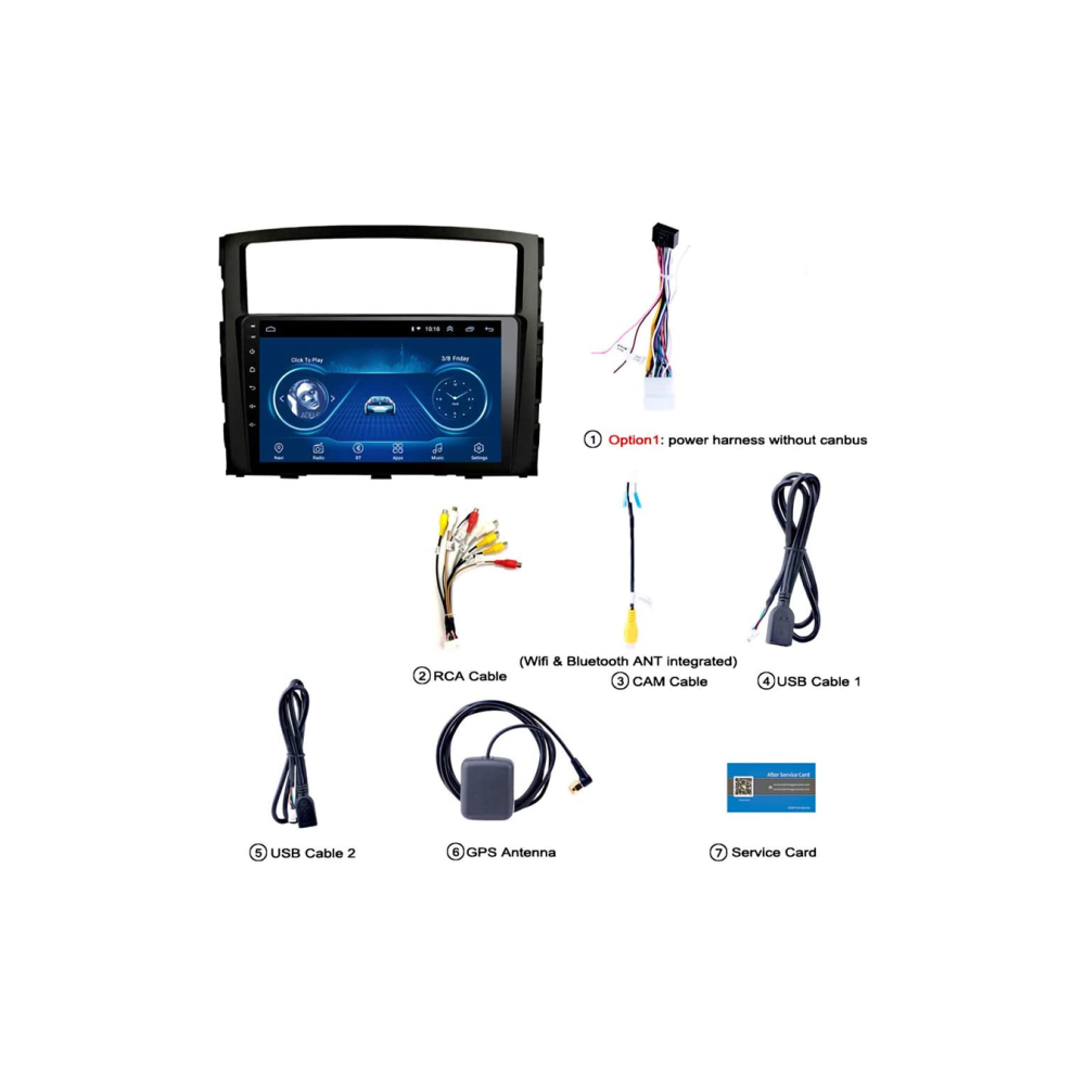 Mitsubishi Pajero Android screen