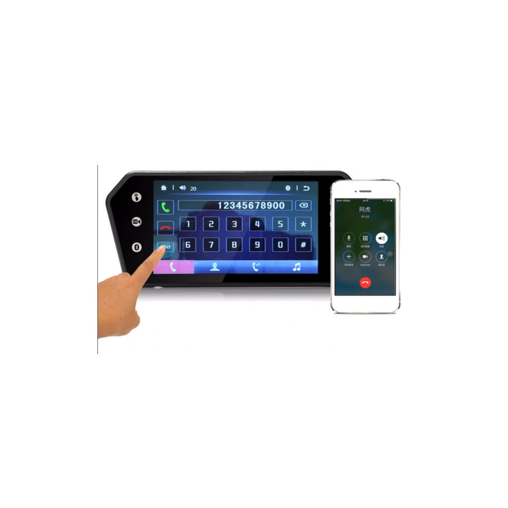 7-inch screen mirror for the car, full touch